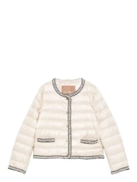 Max Mara Long-sleeve Buttoned Jacket - White