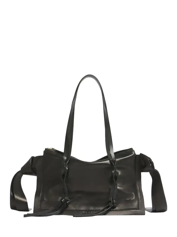Marni Leather Amulet Small Bag - Black
