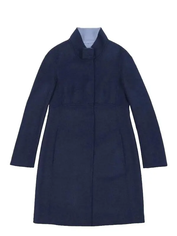Max Mara Long Sleeve Coat - Blue