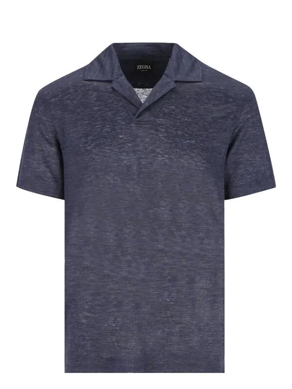 Zegna Short-sleeved Polo Shirt - Black