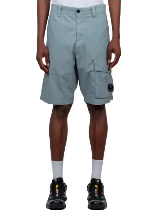 C.P. COMPANY Belt Loop Shorts With Lens Detail - Multicolor