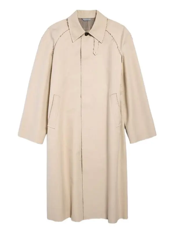 Balenciaga Raw Edge Carcoat - Beige