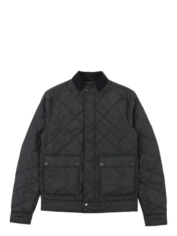 FERRAGAMO Quilted Cotton Suit - Black