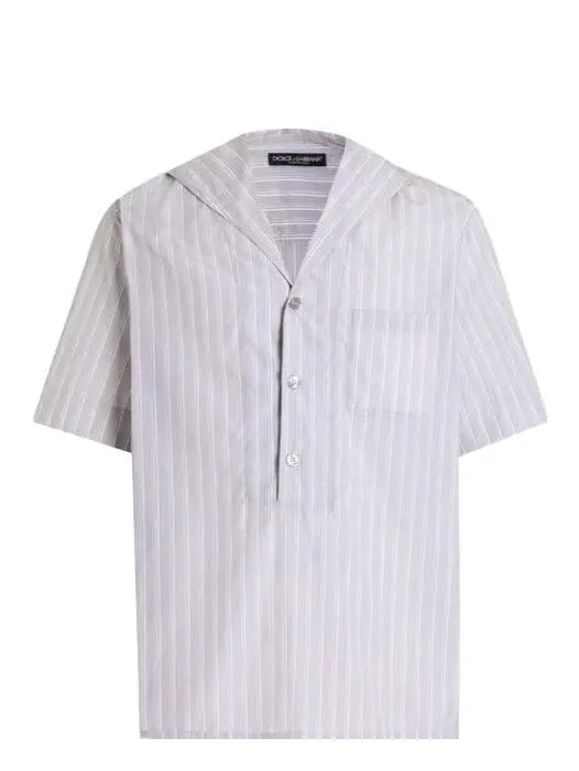 Dolce & Gabbana Striped-pattern Short-sleeve Shirt - Multicolor