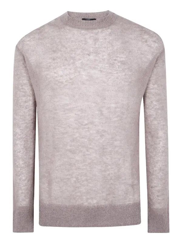 Emporio Armani Crew Neck Sweater - Pink