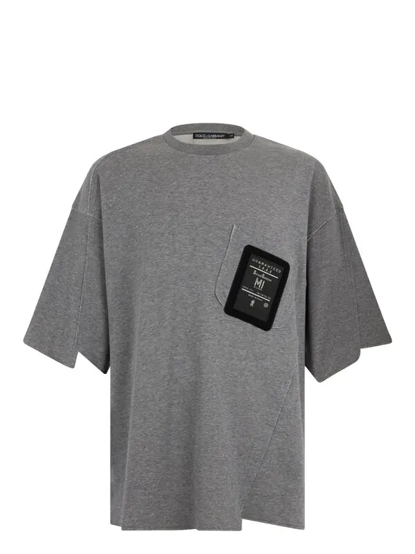 Dolce & Gabbana Dolce Gabbana Oversize T-shirt - Gray