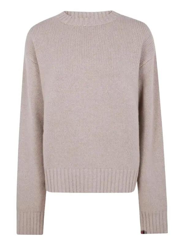 EXTREME CASHMERE X Crew-neck Cashmere Sweater - Nude
