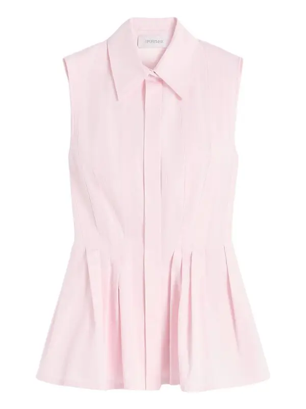 Sportmax Certosa Pleated Shirt - Pink