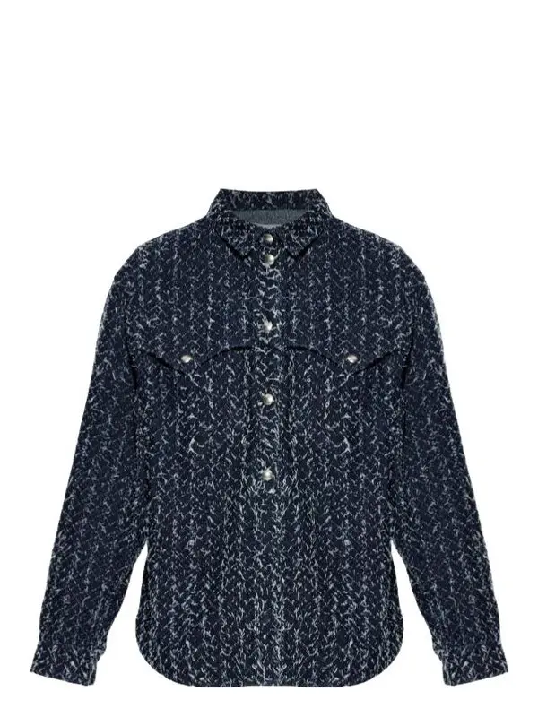IRO PARIS Long-sleeved Casual Jacket - Navy