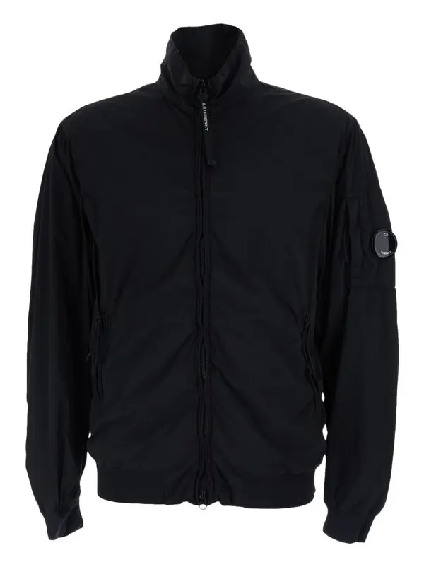 C.P. COMPANY Goggle Trim Nylon Jacket - Black