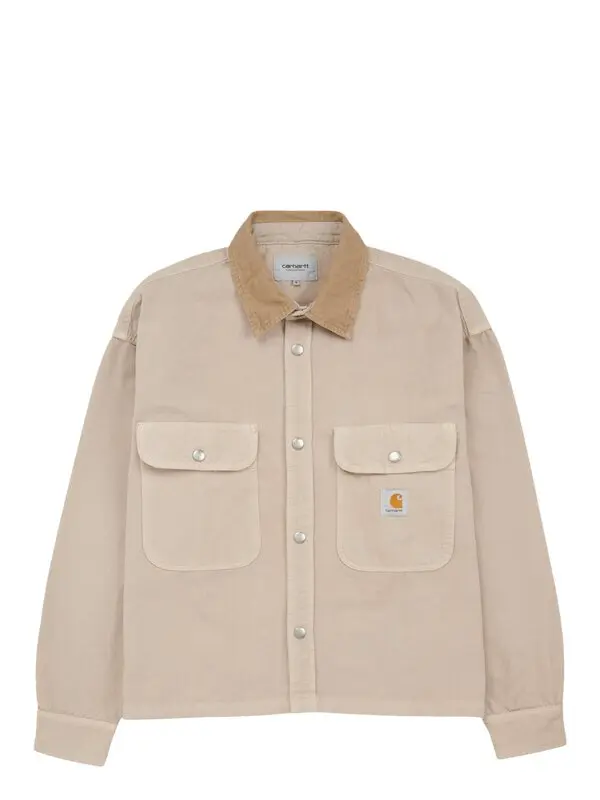 Carhartt Work In Progress Prescott Canvas Shirt Jacket - String Leather
