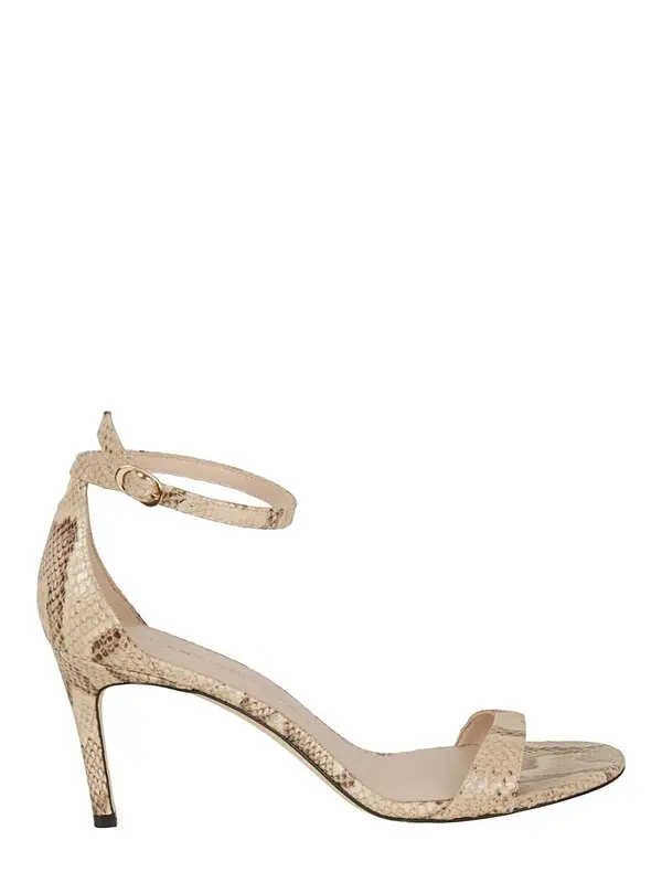 STUART WEITZMAN Nudist Ii 75 Sandals - Adobe