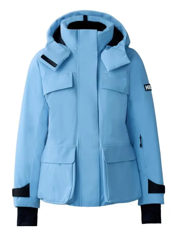 Mackage Iclyn-r Down Ski Jacket With Removable Hood - Blue