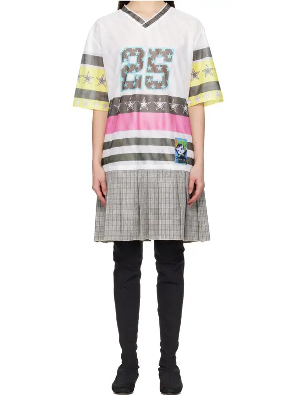 CHOPOVA LOWENA Printed V-neck Dress - Multicolor