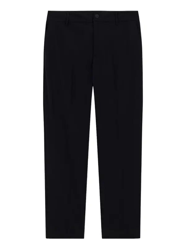 Armani Exchange Straight-leg Tailored Trousers - Black