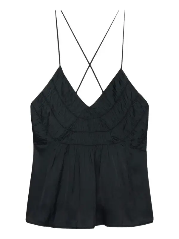 Zadig&Voltaire Cayonne Satin Camisole - Black