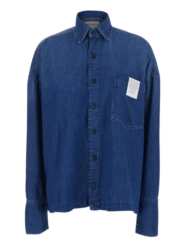 ICON DENIM LOS ANGELES Long Sleeve Shirt - Blue