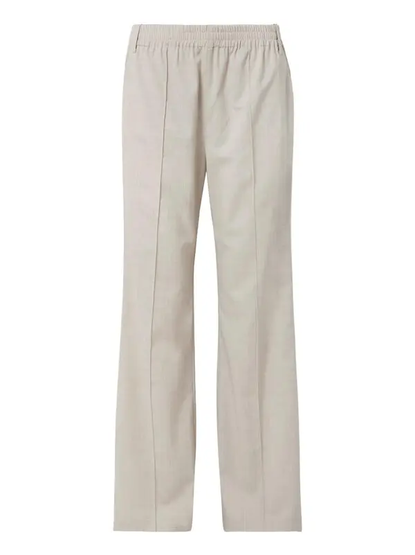 Tibi Scottie Woven Pants - White