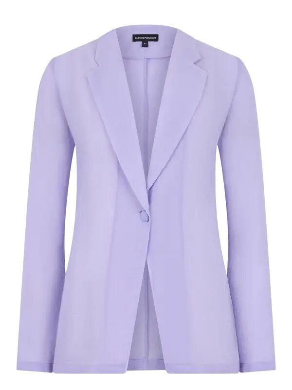 Emporio Armani Single-breasted Blazer - Lavender