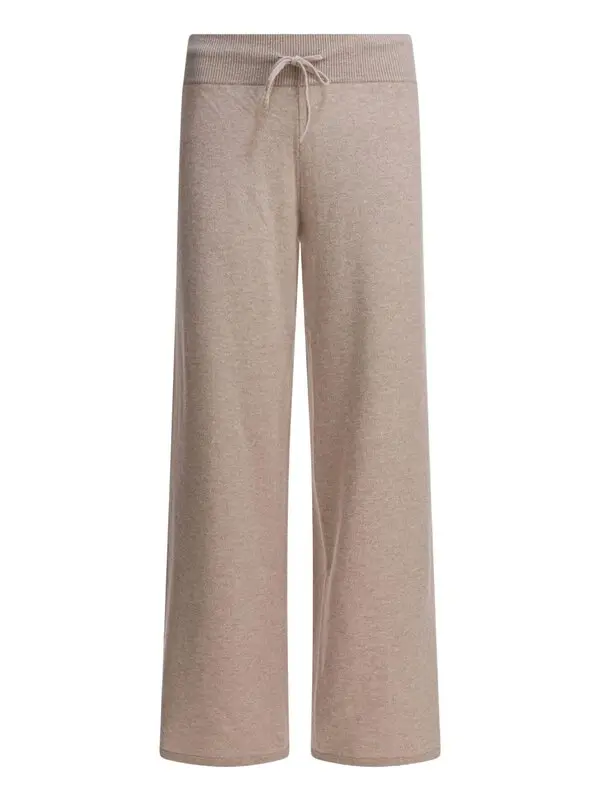LISA YANG Knitted Cashmere Trousers - Nude