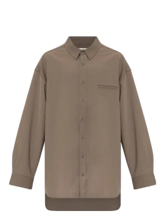 ENTIRE STUDIOS Chest-pocket Shirt - Brown