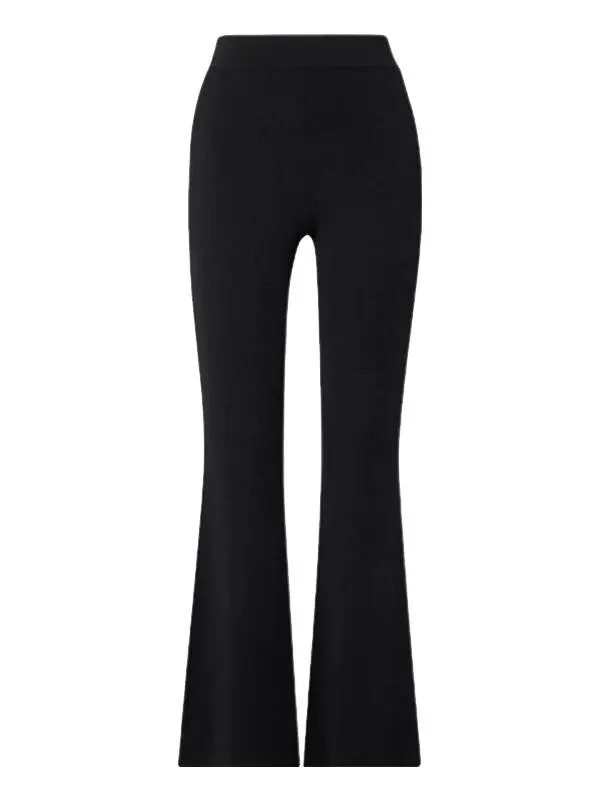 Altuzarra Knitted Flared Pants - Black