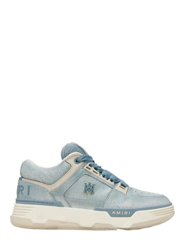 Amiri Ma-1 Lace-up Casual Distressed Sneakers - Blue