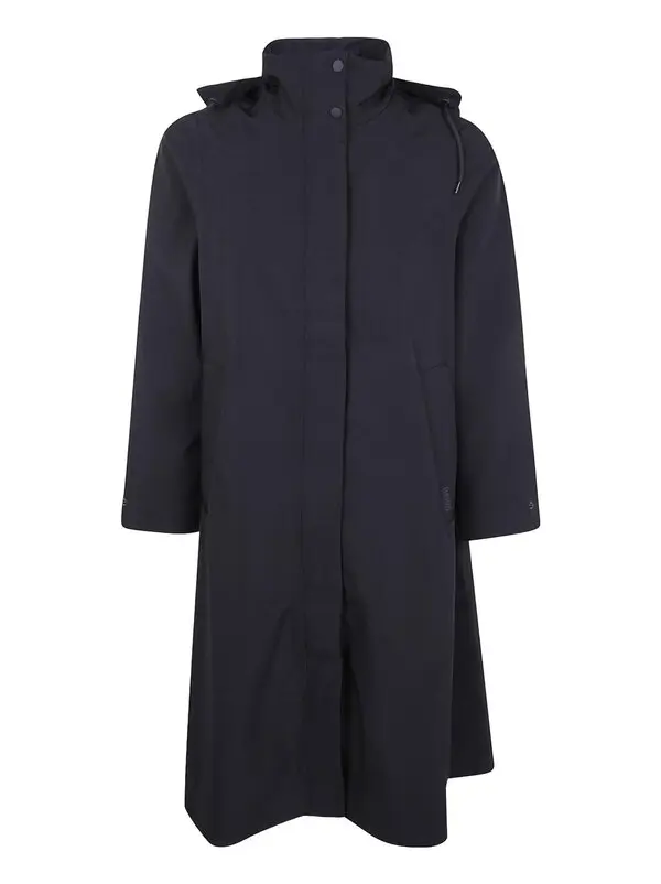 Rains Suva Vision Softshell A-line Hooded Raincoat - Black