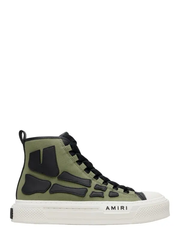 Amiri Skel Court Hi High-top Sneakers - Green Tea Color