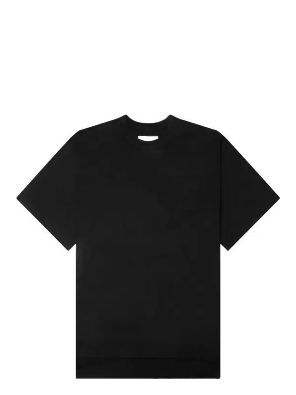 Sacai Crew Neck Short-sleeved T-shirt - Black