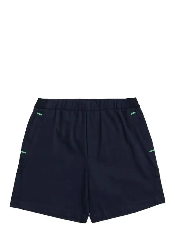 Prada Logo Detail Shorts - Black