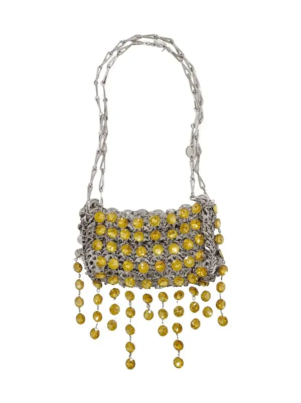 Rabanne 1969 Nano Crystal-embellished Chainmail Shoulder Bag - Multicolor