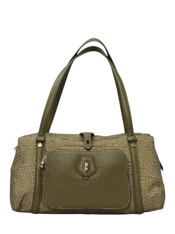 Borbonese Printed Shoulder Bag - Green