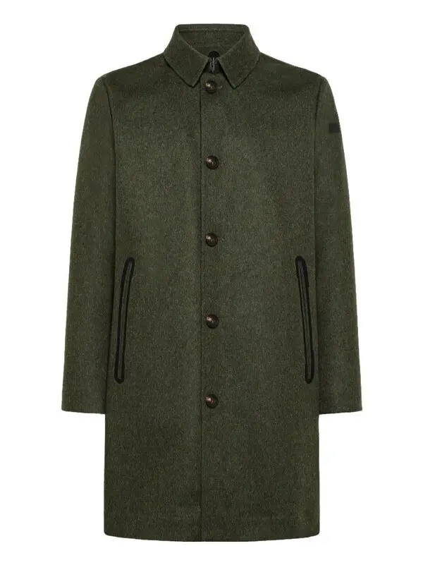 RRD Loden Wool Coat - Black