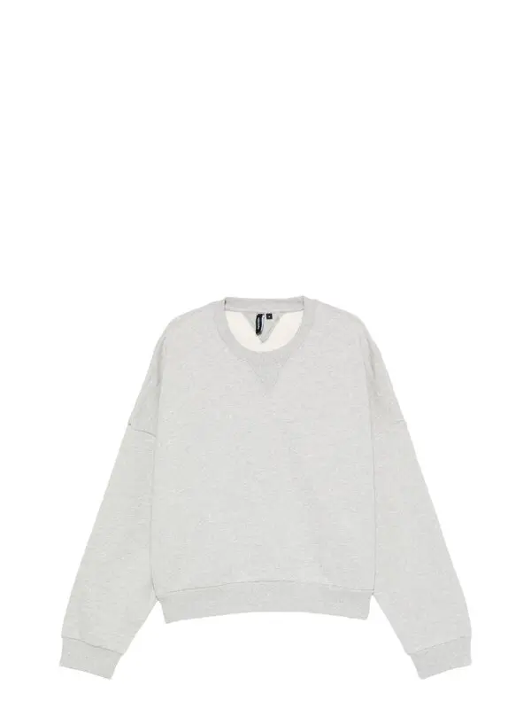 ENTIRE STUDIOS Crew Neck Long Sleeve Sweatshirt - White