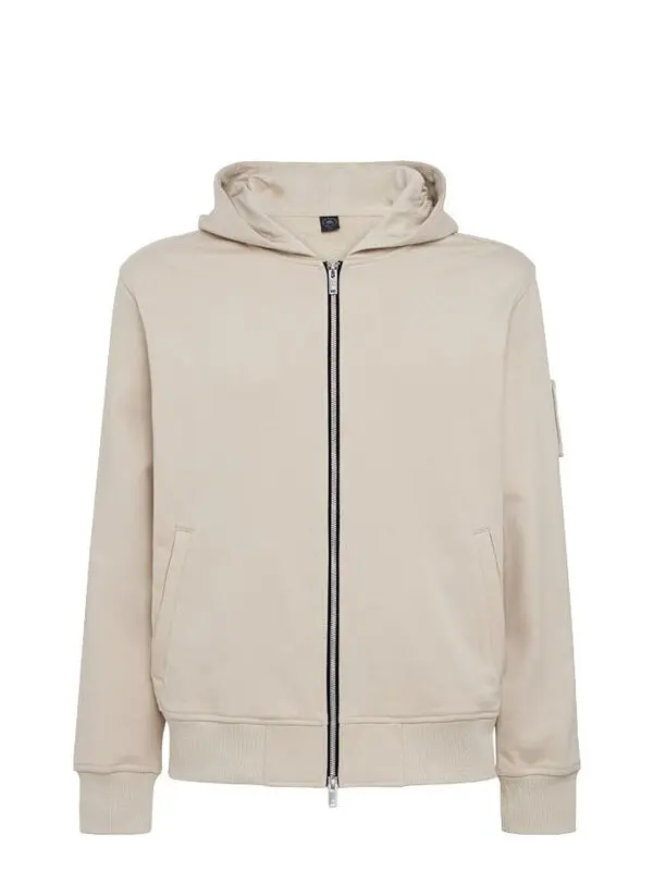 Moose Knuckles Zip-up Hoodie - Nude