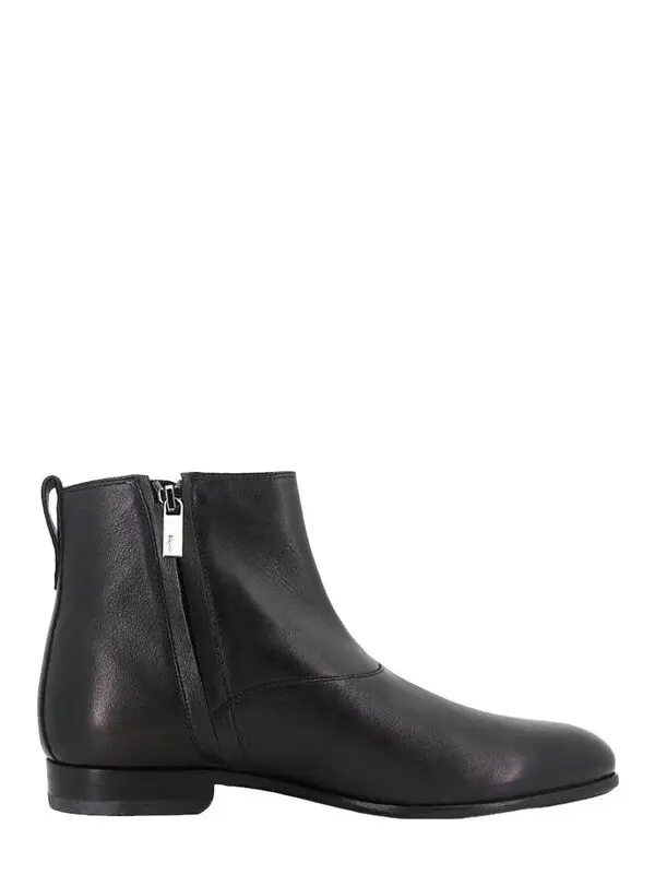 FERRAGAMO Zip Up Ankle Boots - Black