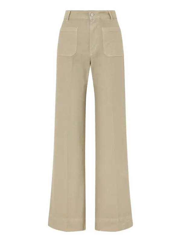 Victoria Beckham High-rise Straight-leg Jeans - Nude
