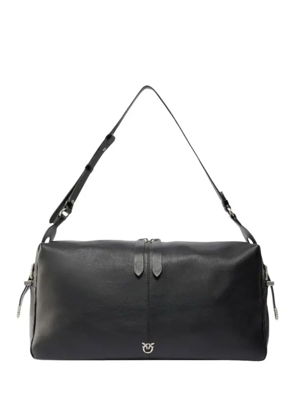 Pinko Keeper Large Shoulder Bag - Black