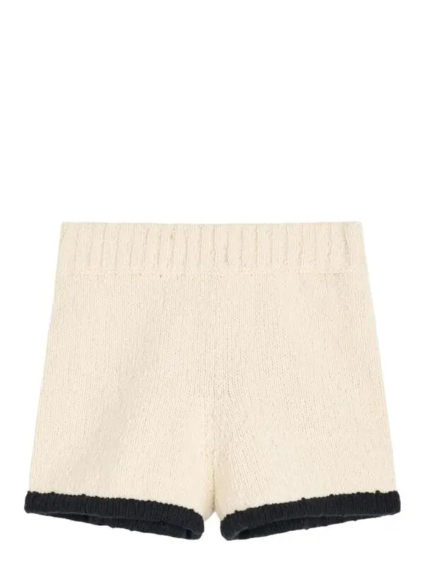 BY MALENE BIRGER Rikka Shorts - Black And White Color Block