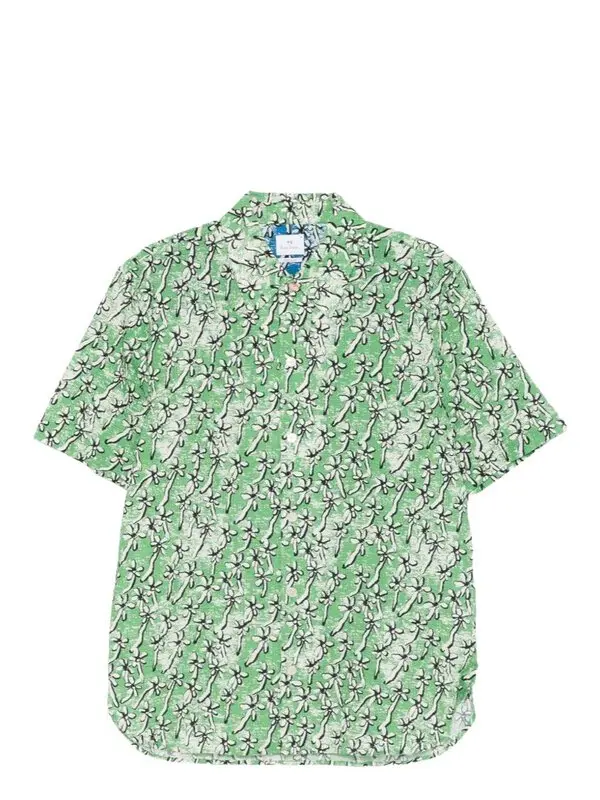 Paul Smith Floral-print Shirt - Green