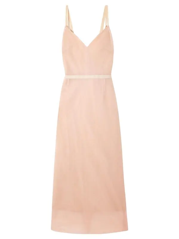 Carven Layered Cotton-gauze Gown - Nude