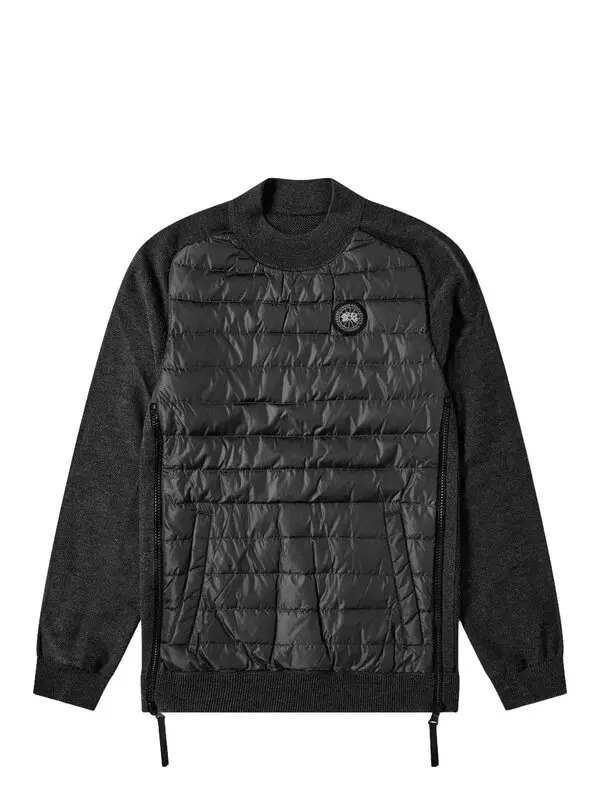 Canada Goose Hybridge Reversible Relaxed-fit Jumper - Black