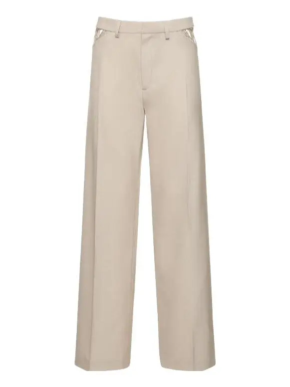 DION LEE Tie-dye Slouch" Wide-leg Trousers - Nude