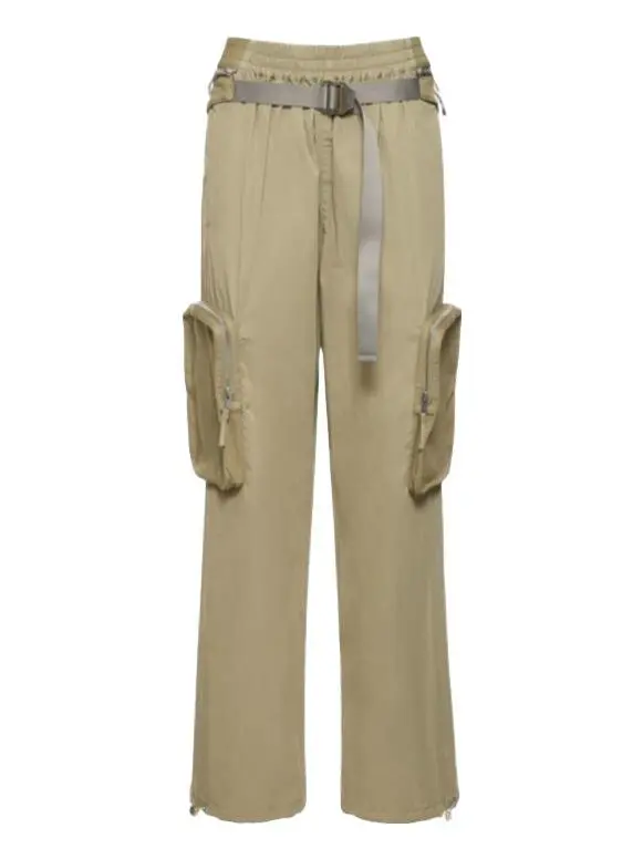DION LEE Cargo Pants With Detachable Pouch - Nude
