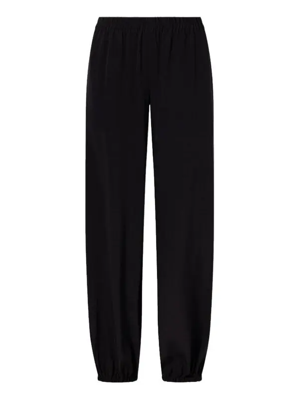 NILI LOTAN Elastic Waist Casual Pants - Black