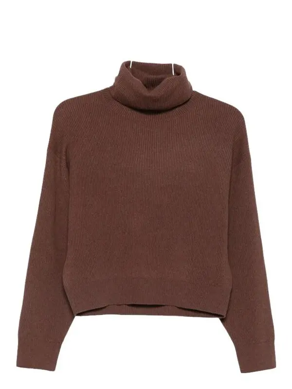Brunello Cucinelli Roll-neck Sweater - Brown