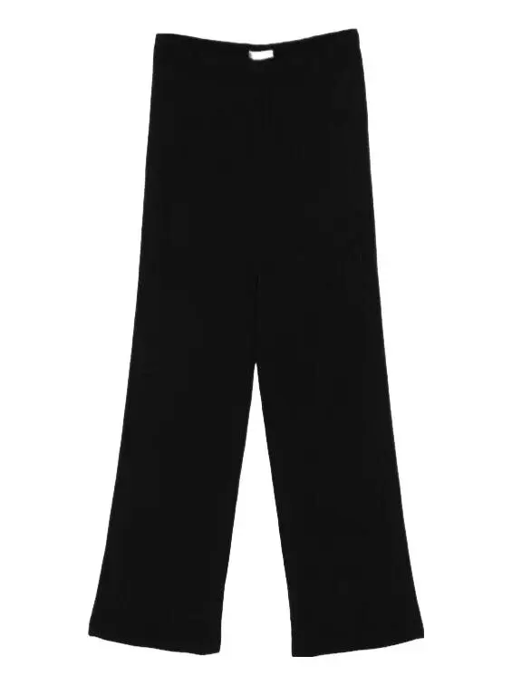 Issey Miyake Ribbed Trousers - Black