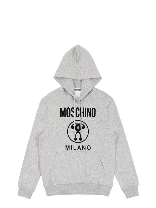 Moschino Detail Hooded Sweater - White