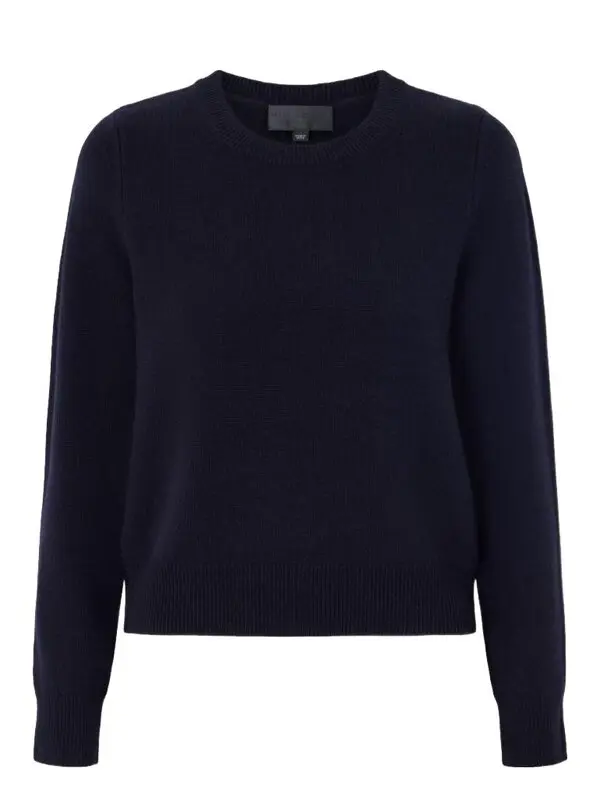 NILI LOTAN Crew Neck Sweater - Navy